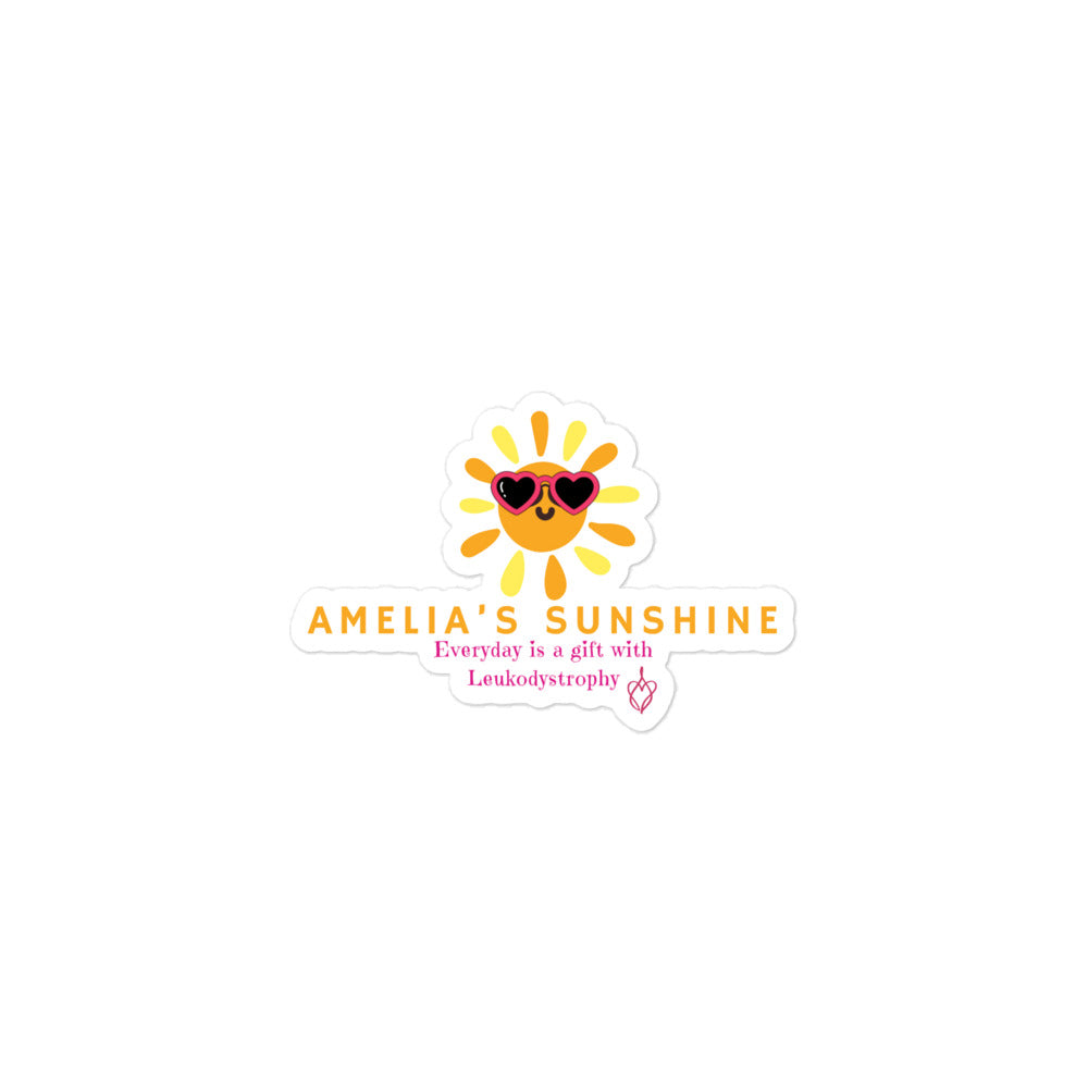 Amelia's Sunshine Line - Bubble-free stickers – Hunter's Hope Shop